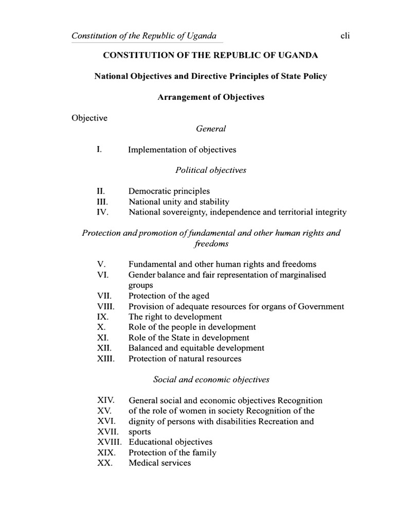 Constitution of the Republic of Uganda | PDF | Repeal | Citizenship