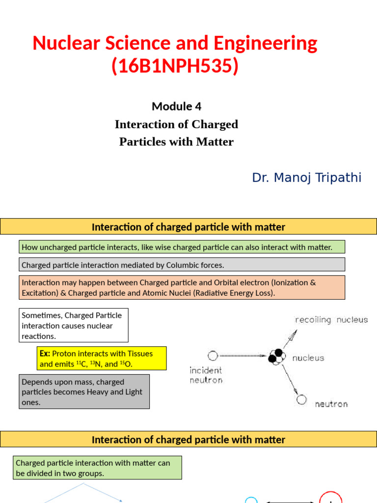Lecture-27 Interaction of Charged Particle with Radiation [Autosaved] | PDF | Photoelectric ...