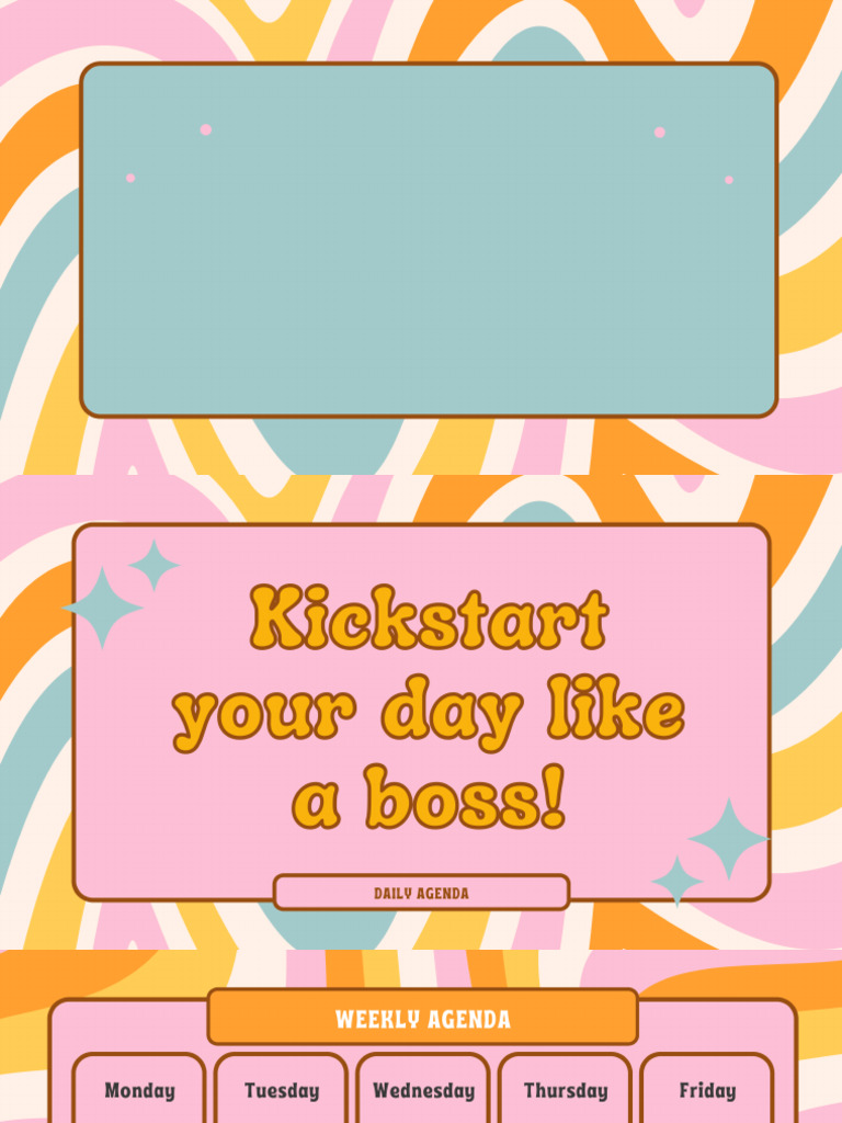 Orange Groovy Retro Daily Agenda Presentation - 20240815 - 174617 ...