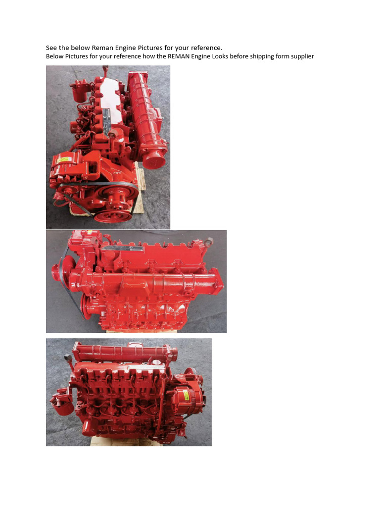 Deutz Engine - Reman | PDF