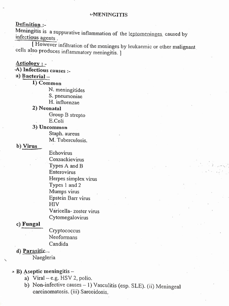 Menigitis | PDF
