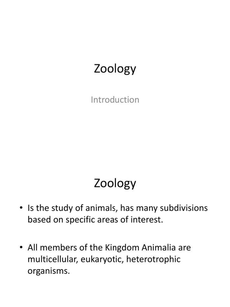 zoology | PDF