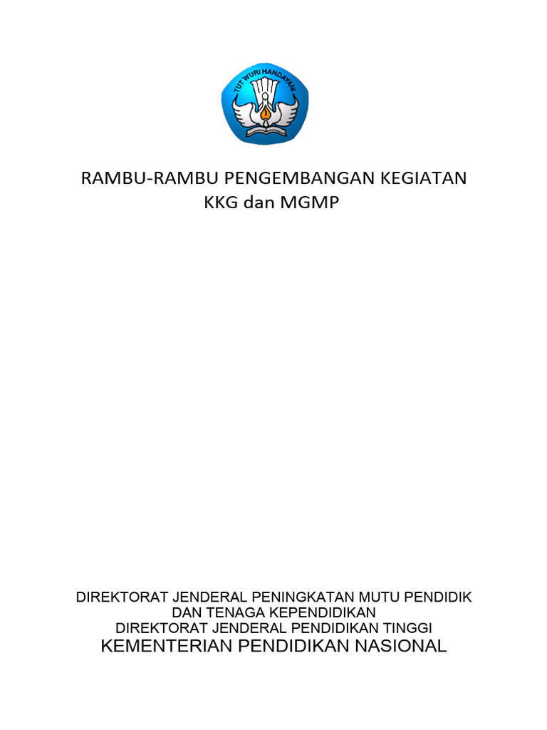 Panduan KKG dan MGMP untuk Guru | PDF
