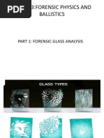 Forensic Glass Fracture Analysis Guide | PDF | Fracture | Impact Crater