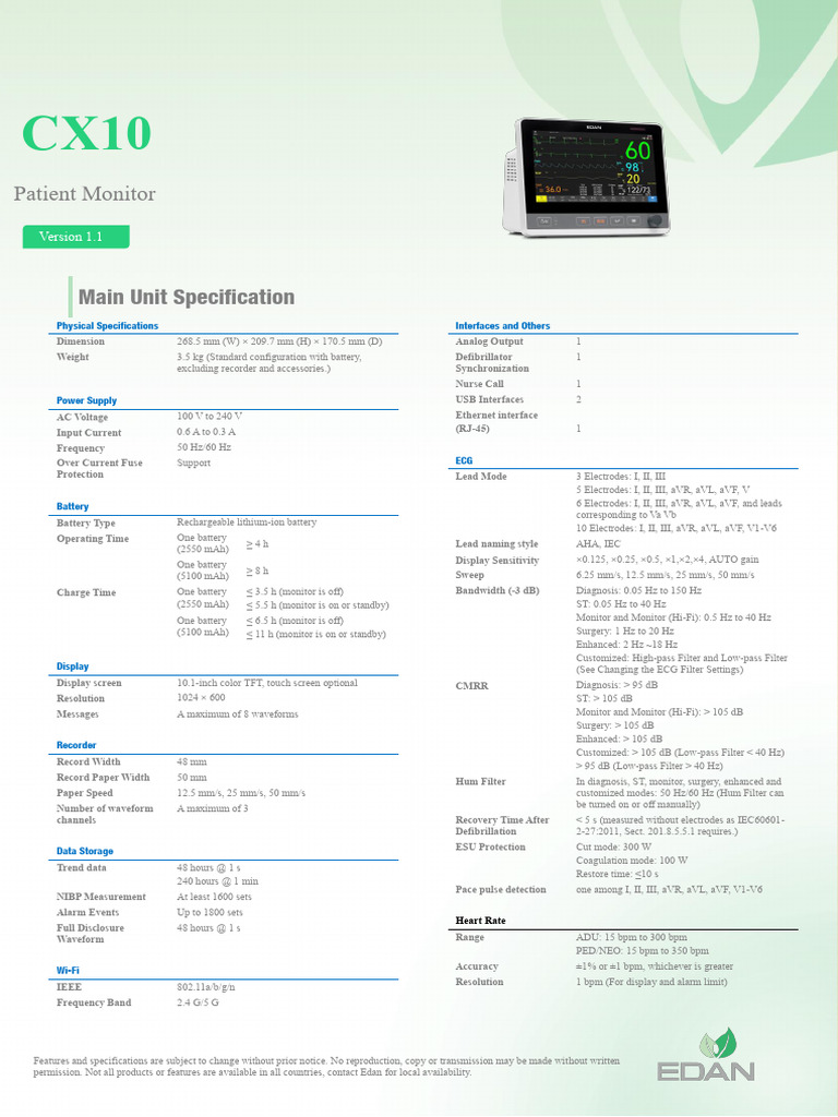 CX10 Data Sheet-V1.1 | PDF | Power Supply | Electrical Engineering