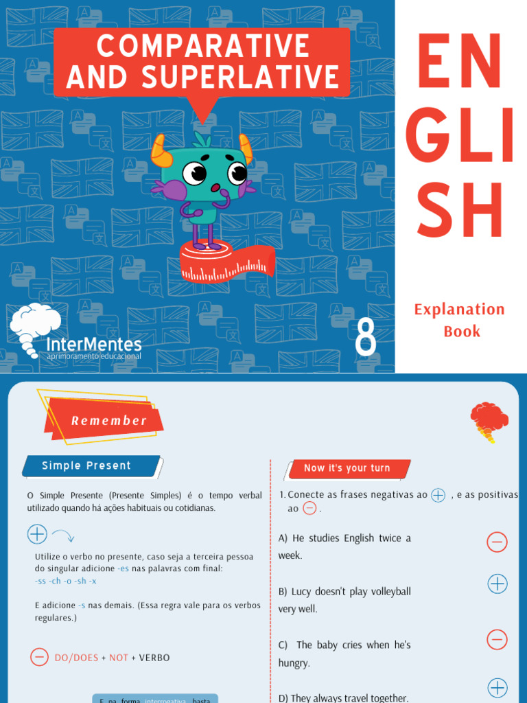 Explanation Book - Comparative and Superlative | PDF | Unidades semânticas | Mecânica da linguagem