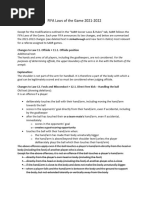 Law 12: Fouls and Misconduct Explained | PDF | Football Codes | Sports