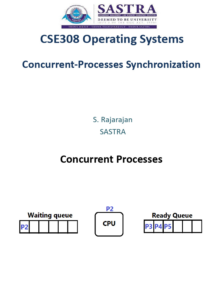 Concurrency and Synchronization (1) | PDF | Process (Computing ... Concurrency and Synchronization (1) | PDF | Process (Computing ...