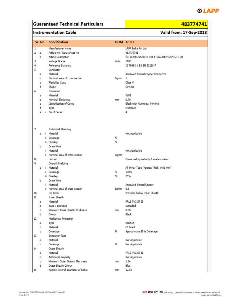 483774741 | PDF | Wire | Electrical Conductor