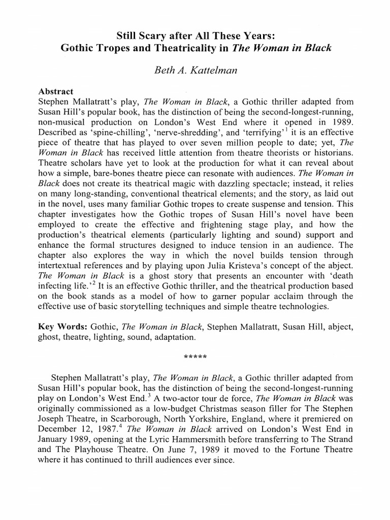 Still Scary After All These Years Gothic | PDF