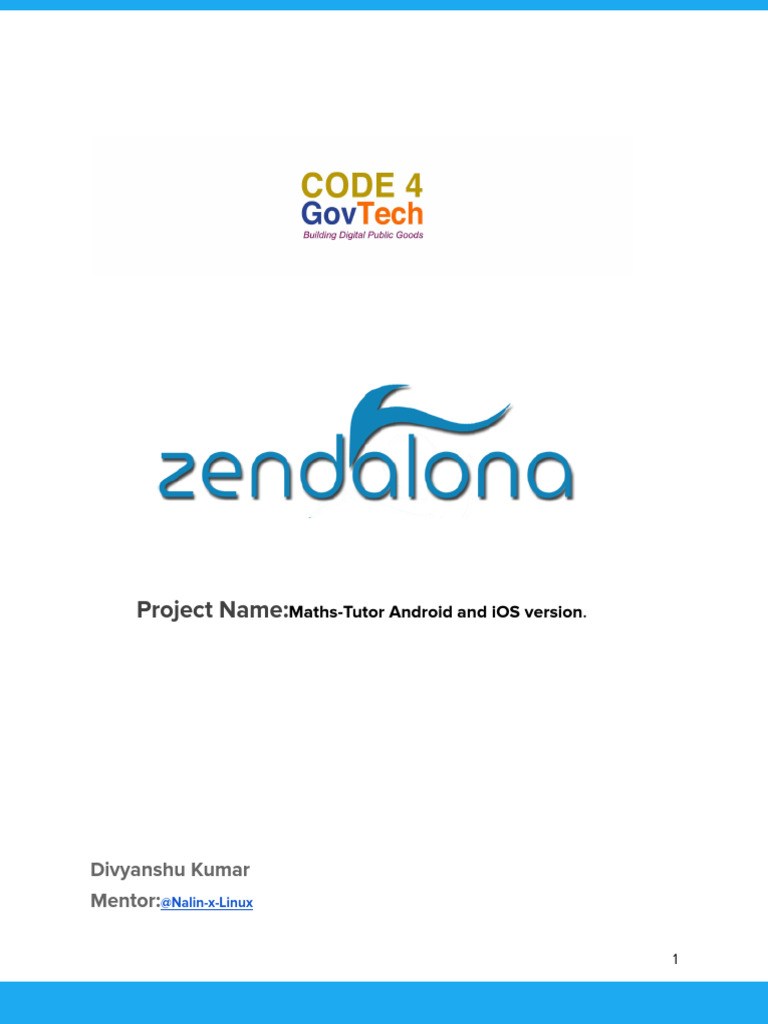Zendalona Proposal | PDF | Trigonometric Functions | Android (Operating System)