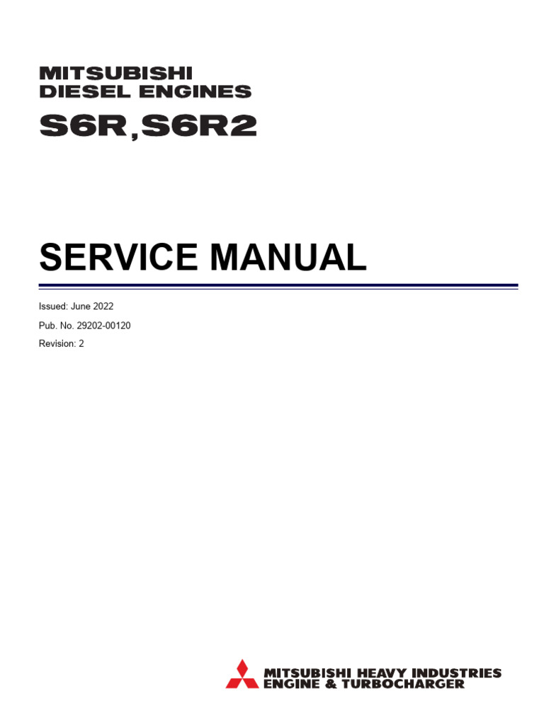 S6R2-MPTK Workshop Manual | PDF | Engines | Piston