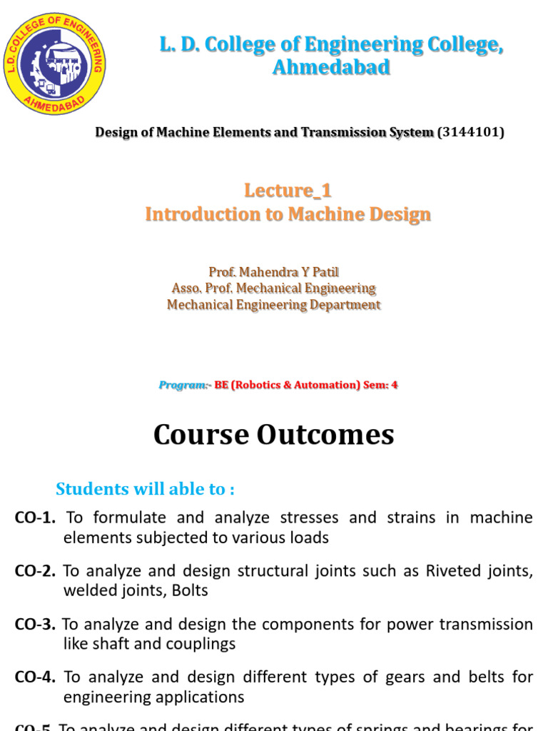 L1_Fundamentals of Engineering Design | PDF | Human Factors And ...