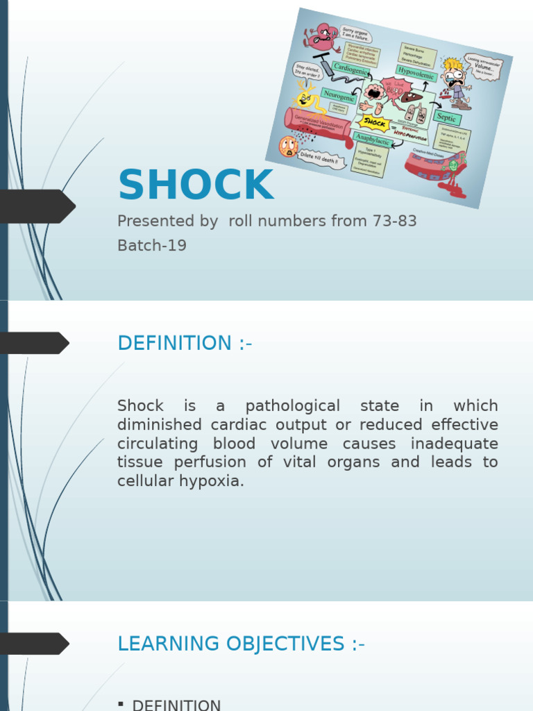 Shock | PDF | Shock (Circulatory) | Physiology