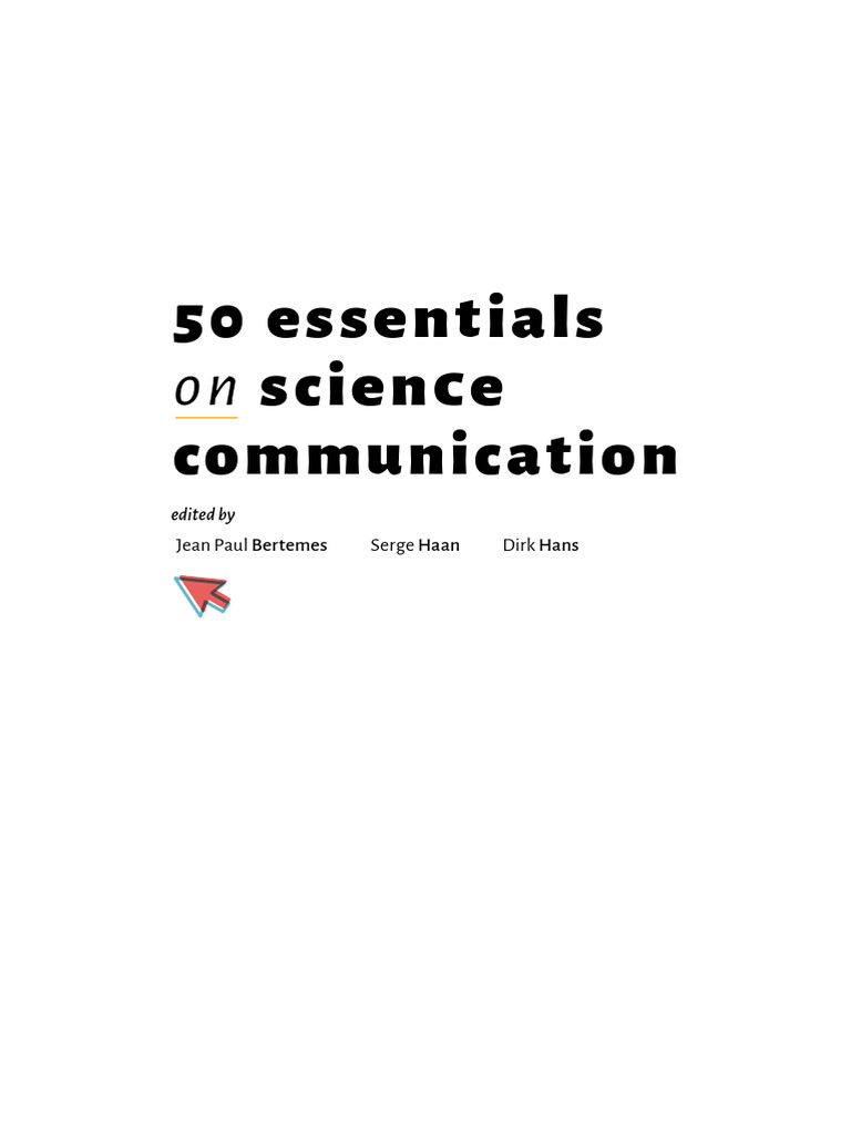 50 Essentials of Science Communication | PDF | Science | Communication
