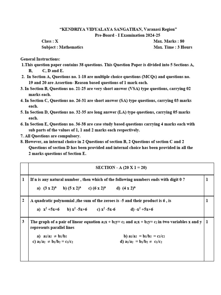 3_QP X MATHS BASIC | PDF | Circle | Trigonometric Functions