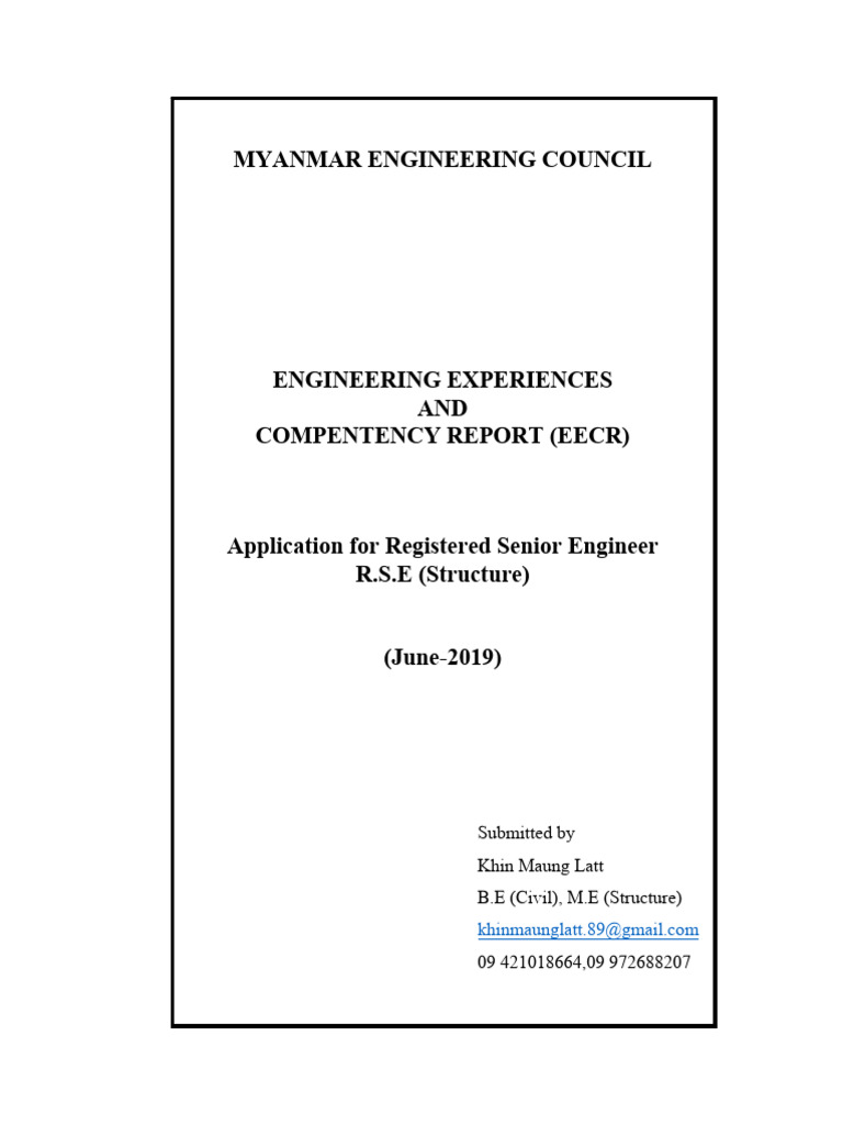 Engineering Competency Report | PDF | Deep Foundation | Foundation ...