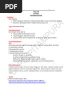 Class 10 Science Chapter 1 Activities | PDF