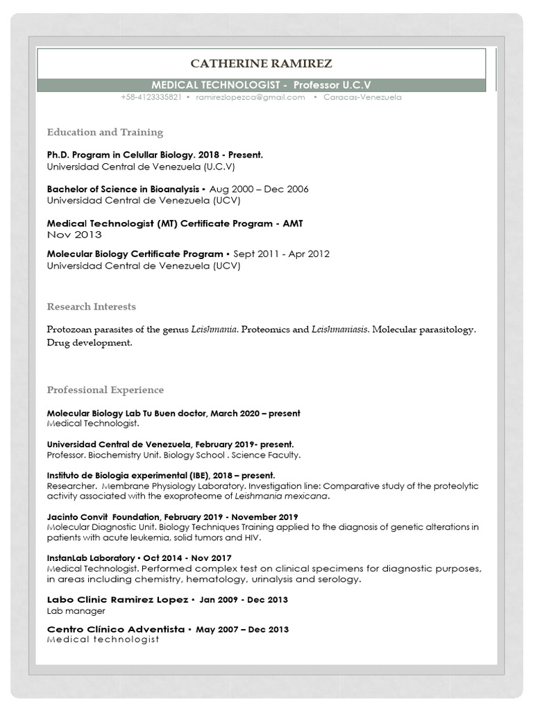 Catherine Ramirez Cv. | PDF