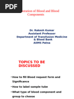 Blood Transfusion Request Form | PDF | Blood Transfusion | Tissue (Biology)