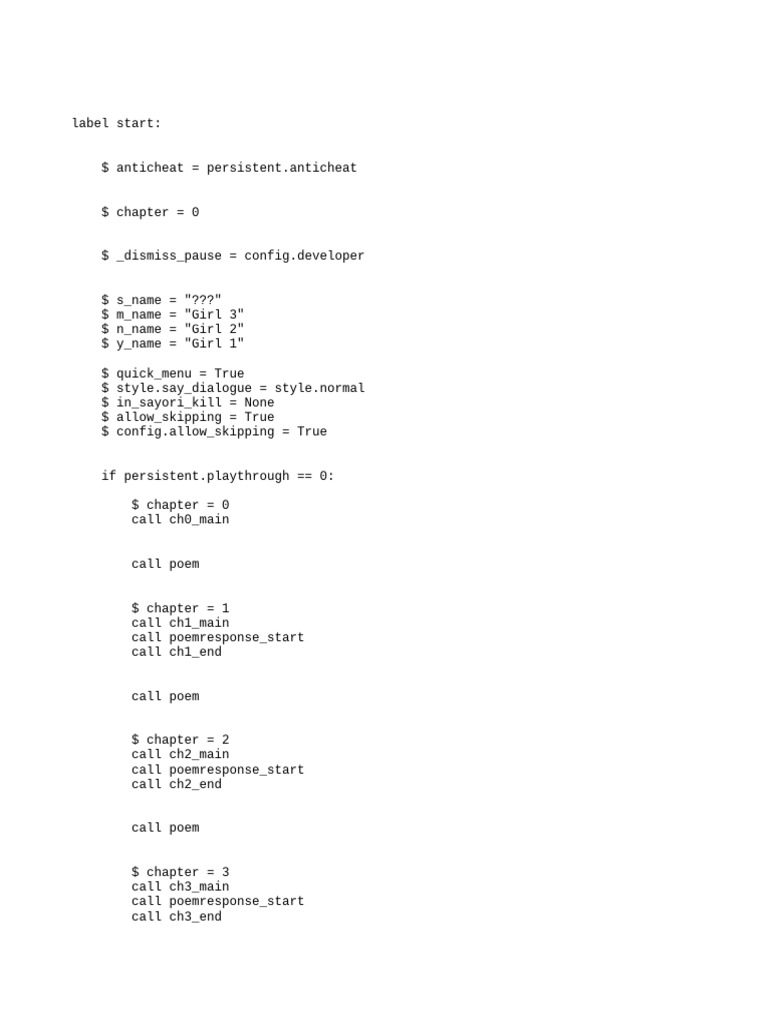 Script.rpy | PDF