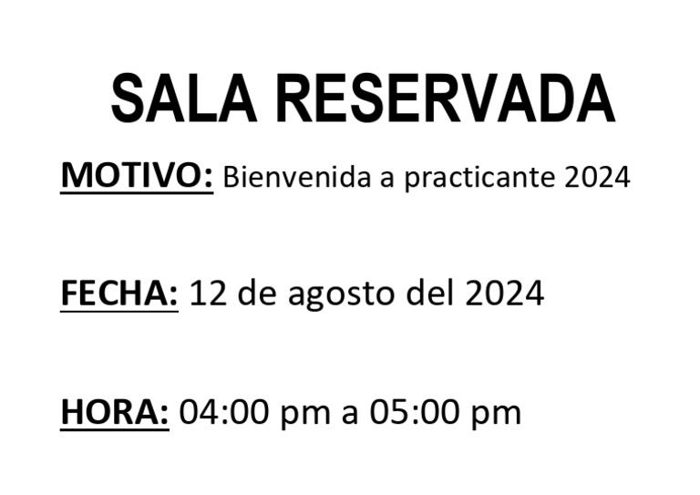 Bienvenida Practicante 2024 | PDF