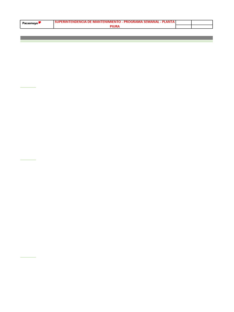 mantenimiento Rev03 | PDF