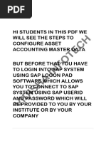 Change Asset Master Data in SAP AS02 | PDF