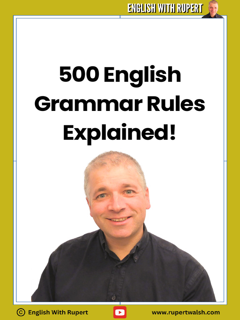 500 Essential English Grammar Rules | PDF | Adverb | Verb