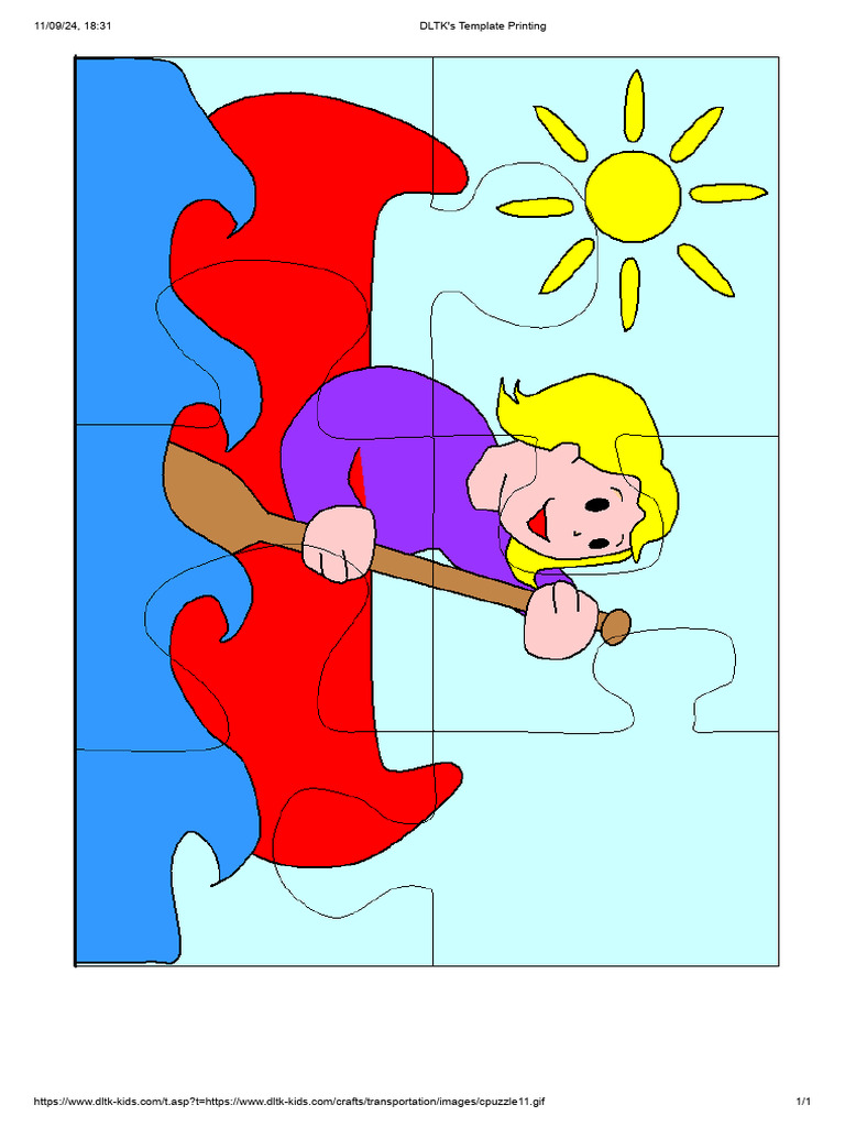 DLTK's Templqate Printing | PDF