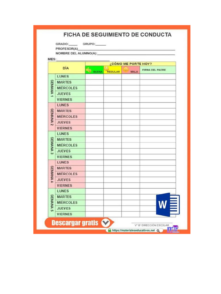 Documento1 registro evaluacion | PDF