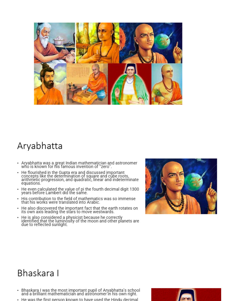 Ancient Indian Scientists and Their Impact | PDF | Science