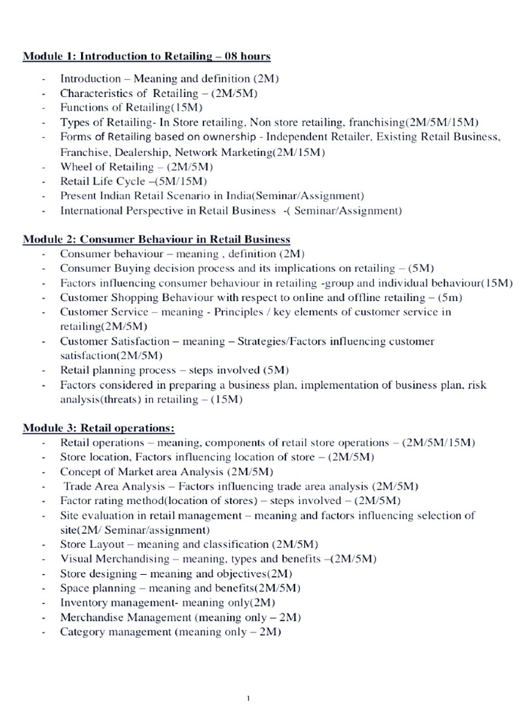 Retail Management | PDF