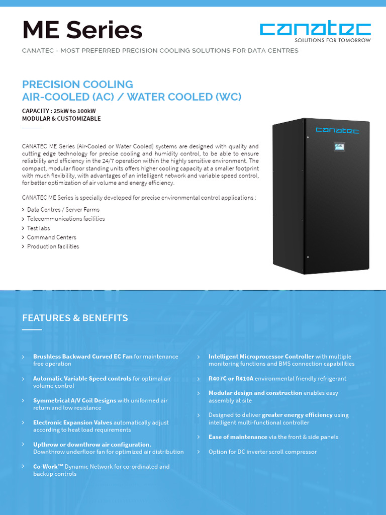 ME-Series-AC-WC_R2_canatec_4apr_2022 | PDF | Data Center | Length