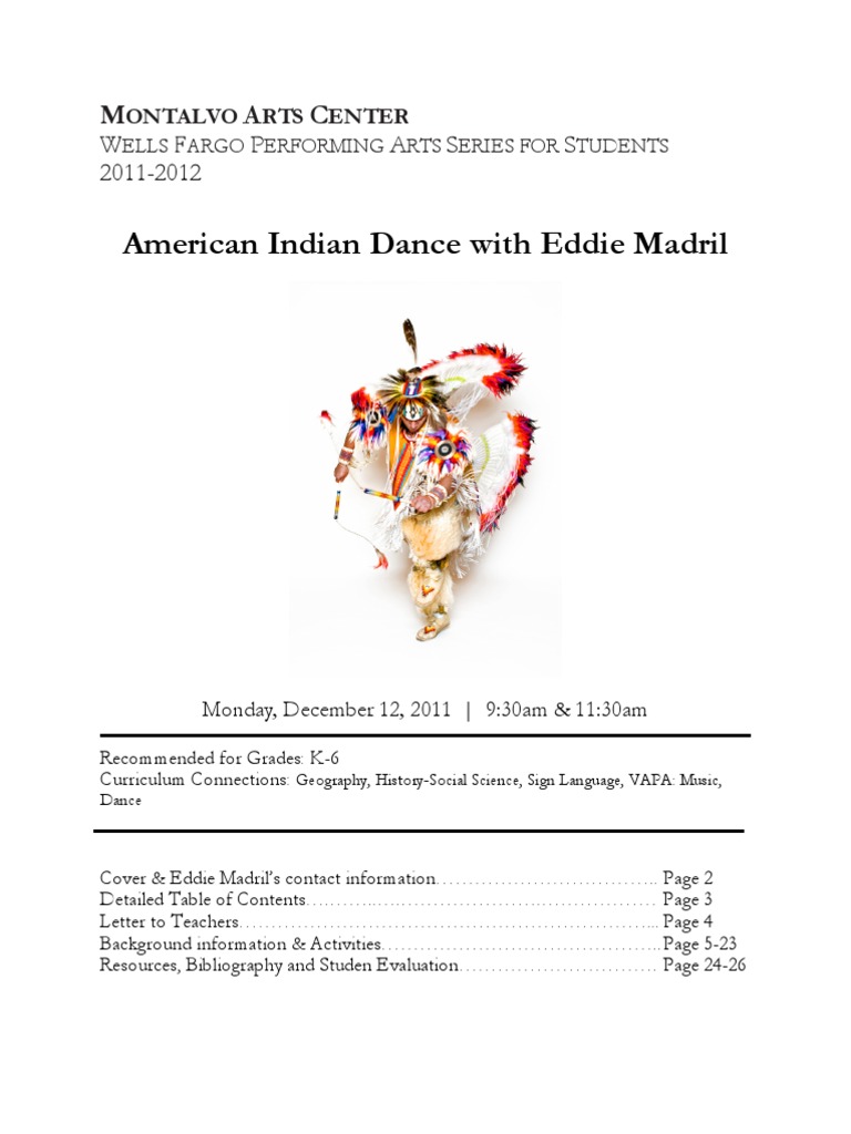 Study Guide: American Indian Dance With Eddie Madril | PDF | Iroquois ...