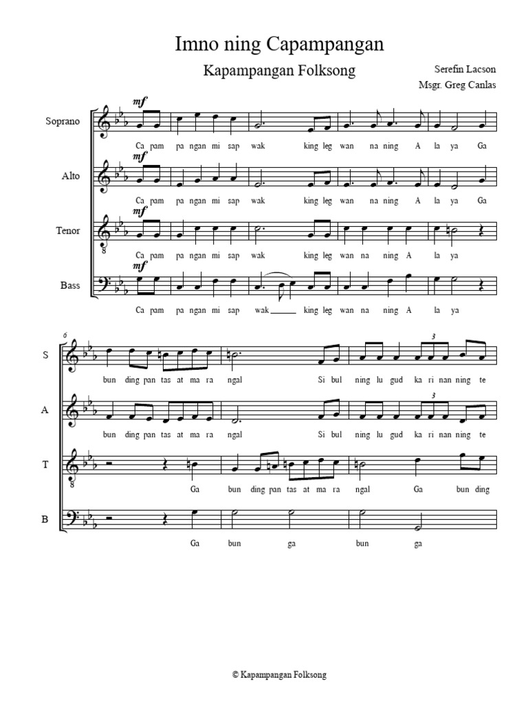 Himno Ning Capampangan - Updated | PDF
