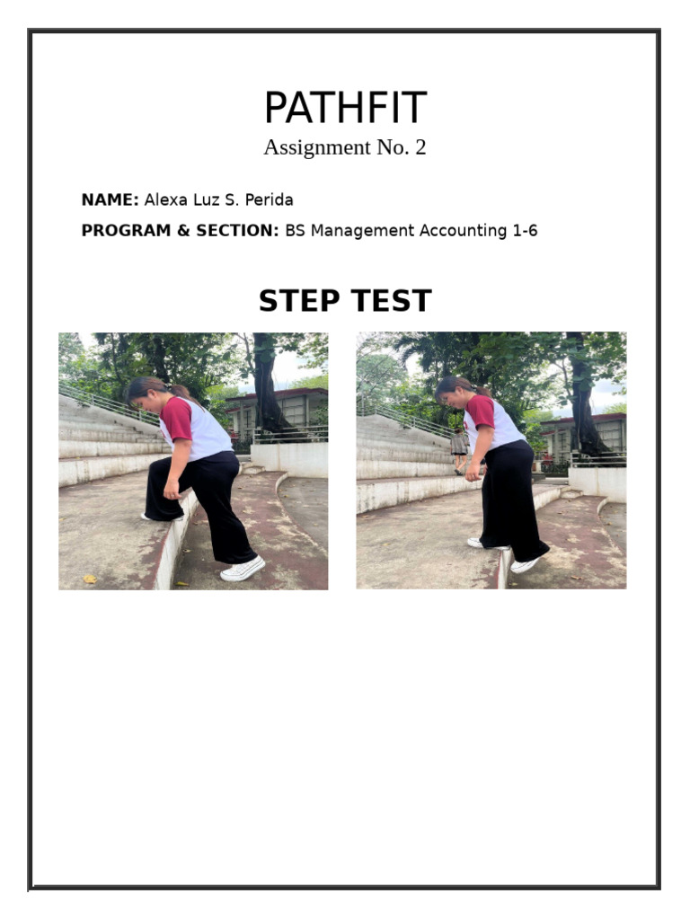 PATHFIT ACTIVITY | PDF