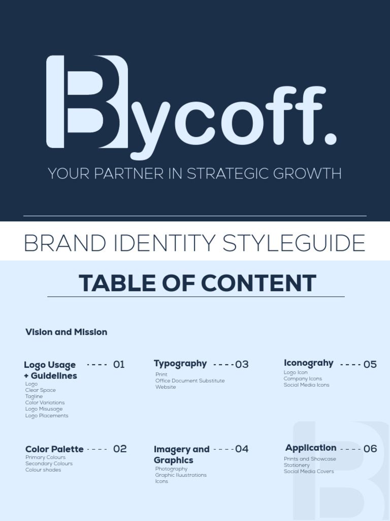 Bycoff | PDF | Logos | Typefaces