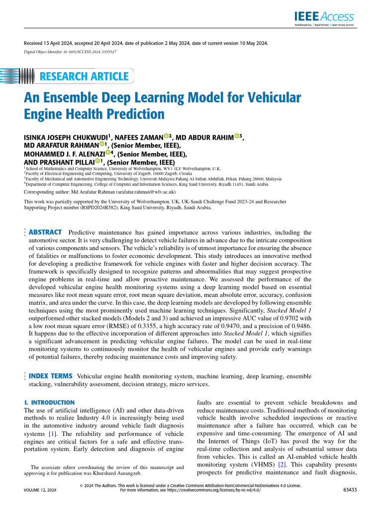 An_Ensemble_Deep_Learning_Model_for_Vehicular_Engine_Health_Prediction | PDF | Machine Learning ...
