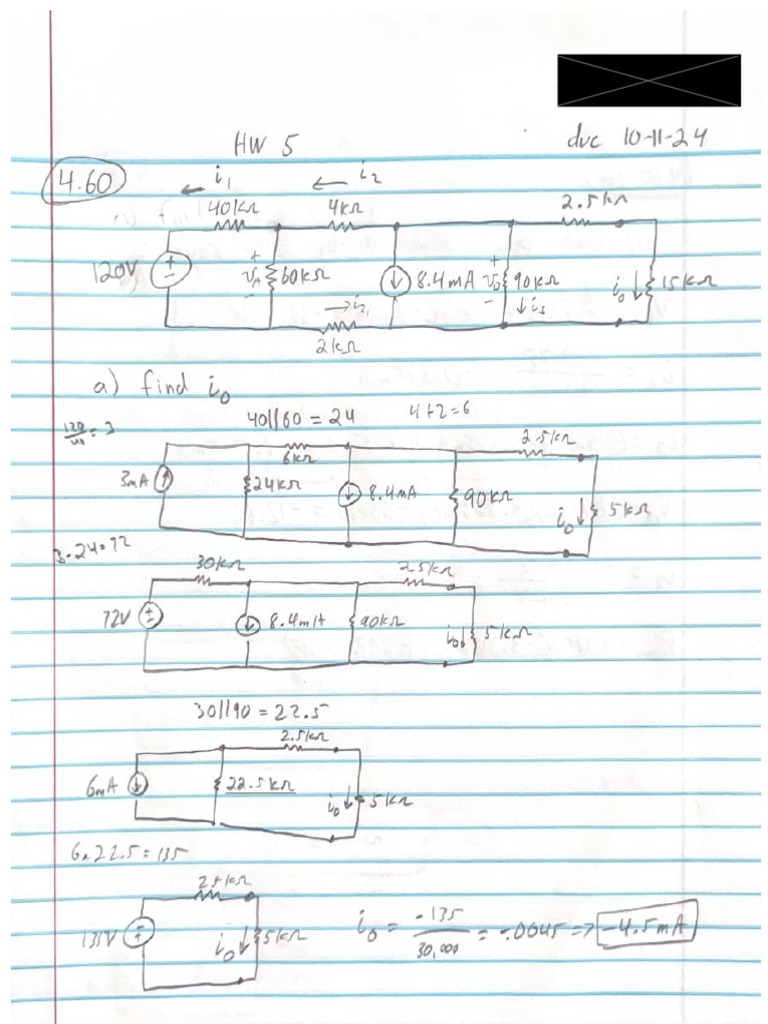 Circuits hw3 | PDF