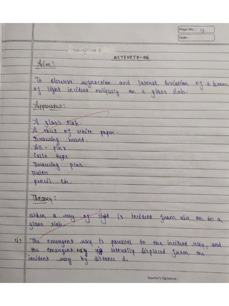 Activity - 06 (Physics - 12TH) | PDF