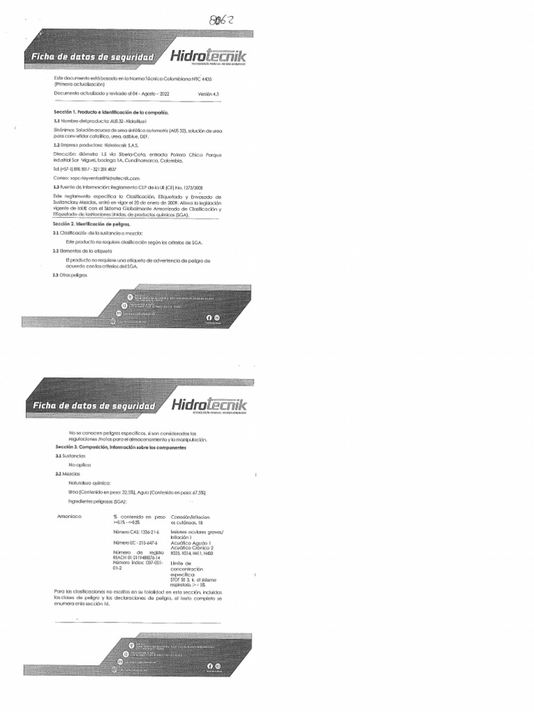 Ureablue - Automotriz - Hidrocool | PDF