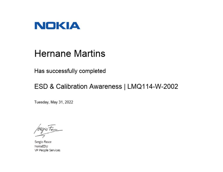 certificate_ESD | PDF