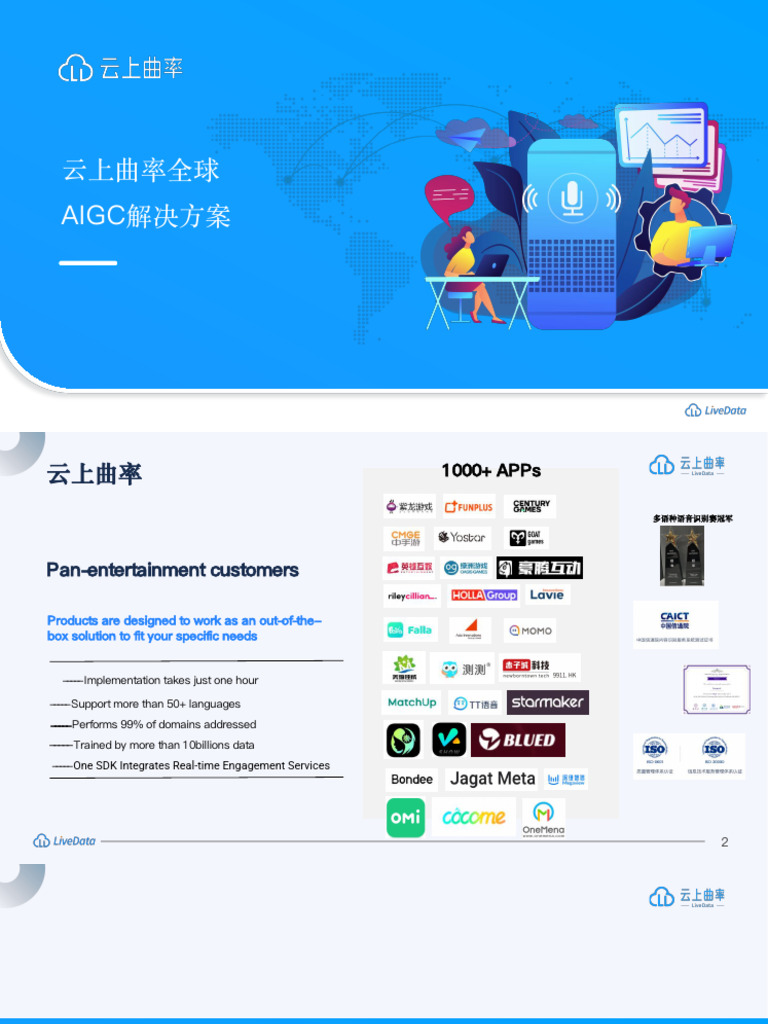 云上曲率AIGC内容解决方案 | PDF