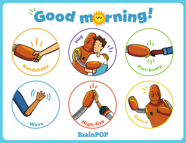 BrainPOP Morning Greetings Poster | PDF