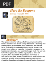 Bespreking - Here Be Dragons | PDF