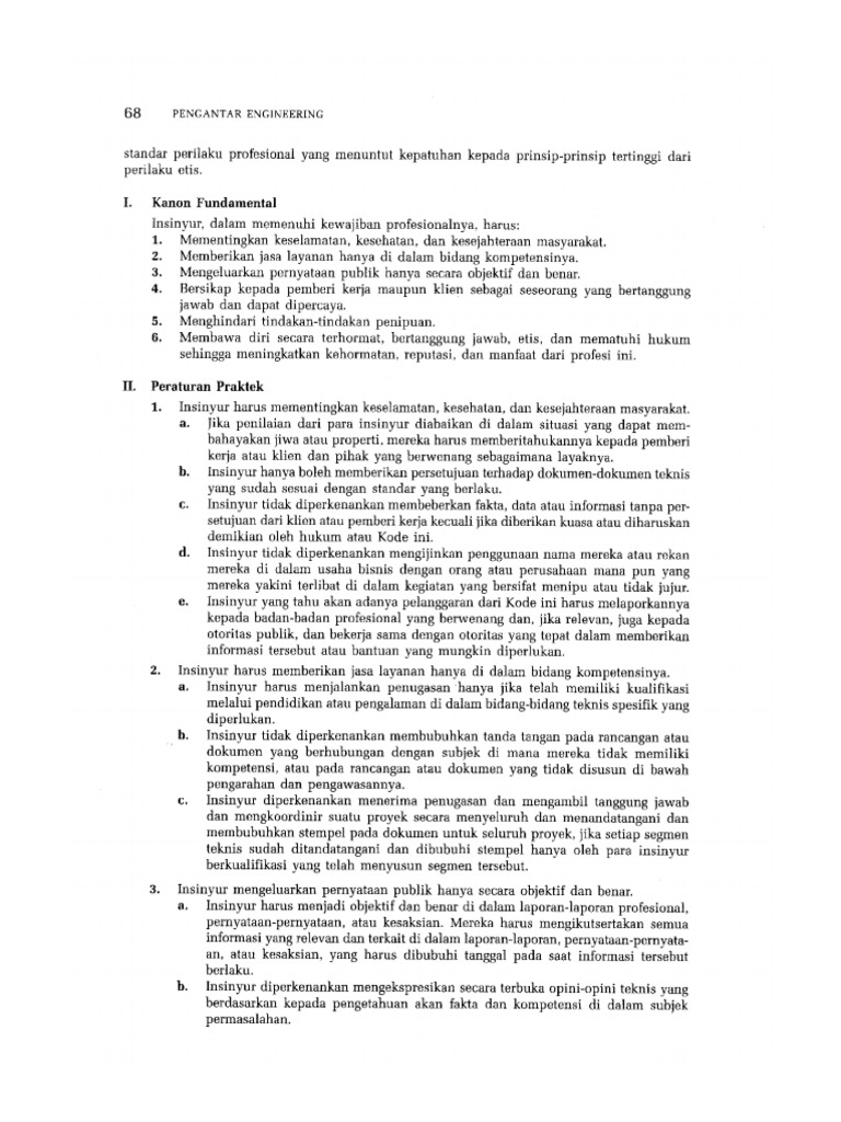 Kode Etik Engineering 2 | PDF