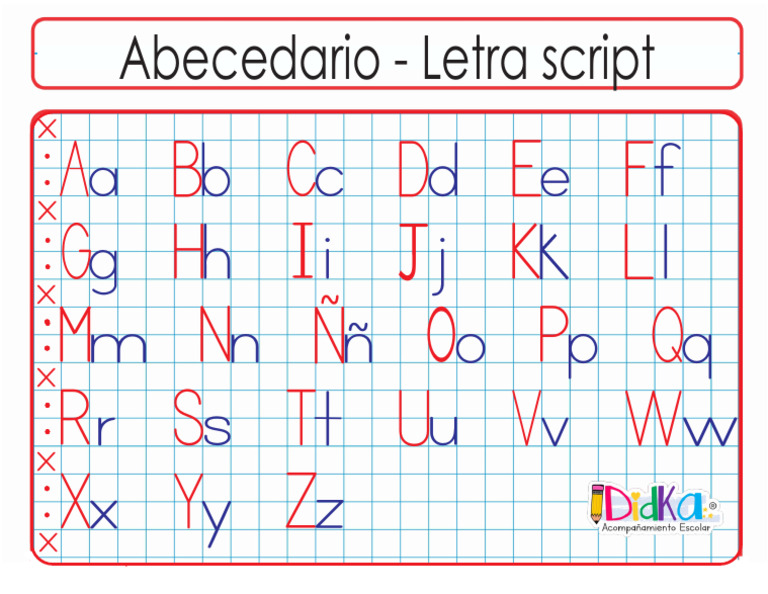 Abecedario-letra-script | PDF