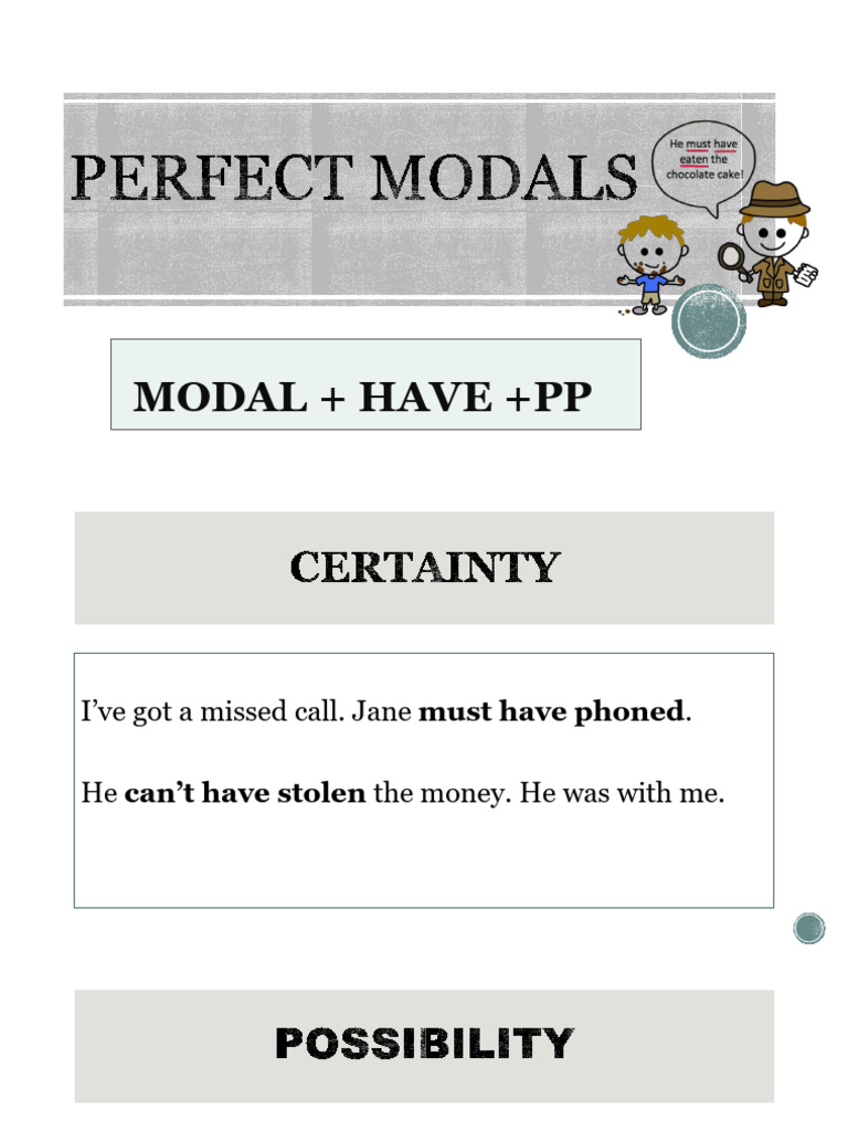 Perfect Modals | PDF