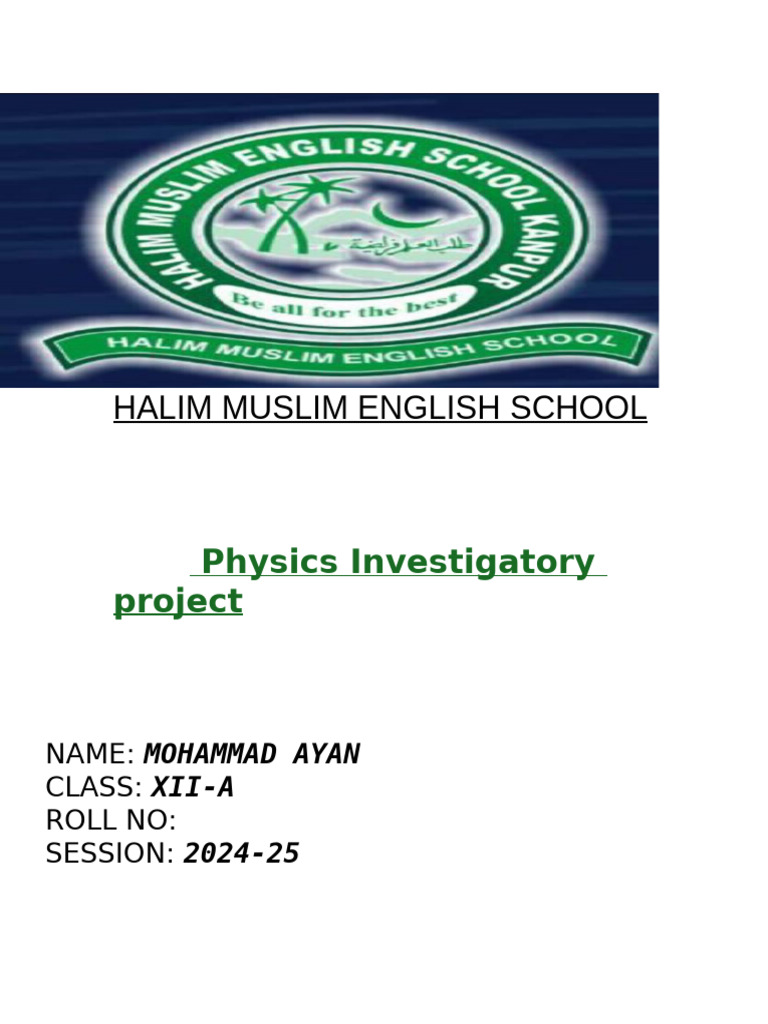 Halim Muslim English School (2) | PDF | Photoelectric Effect ...